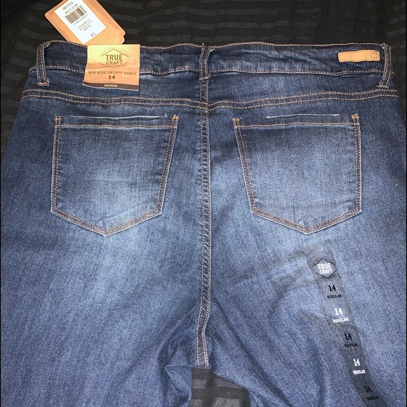 True Craft | Jeans | True Craft Plus Size Plaid Destructed Jeans Nwt ...